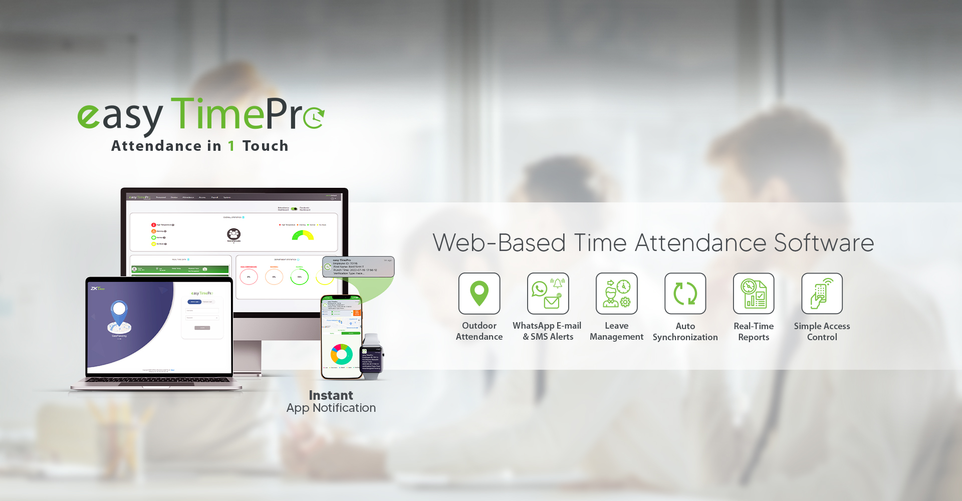 Biometric Attendance System | Time Attendance Software - ZKTeco